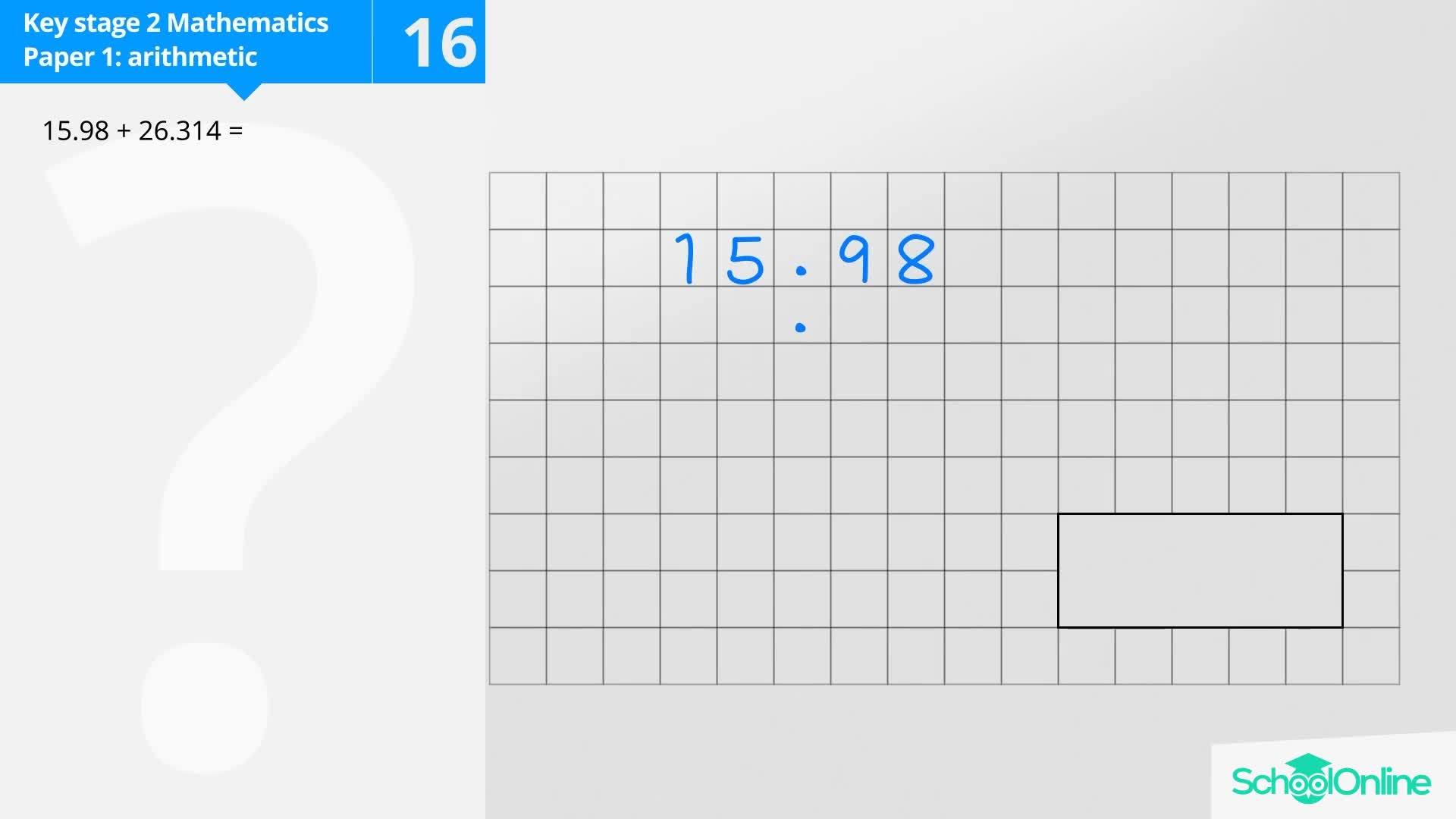 KS2 Primary Maths Age 9-13 - Calculations: Adding Decimals - Explained ... KS2 Primary Maths Age 9-13 - Calculations: Adding Decimals - Explained ...